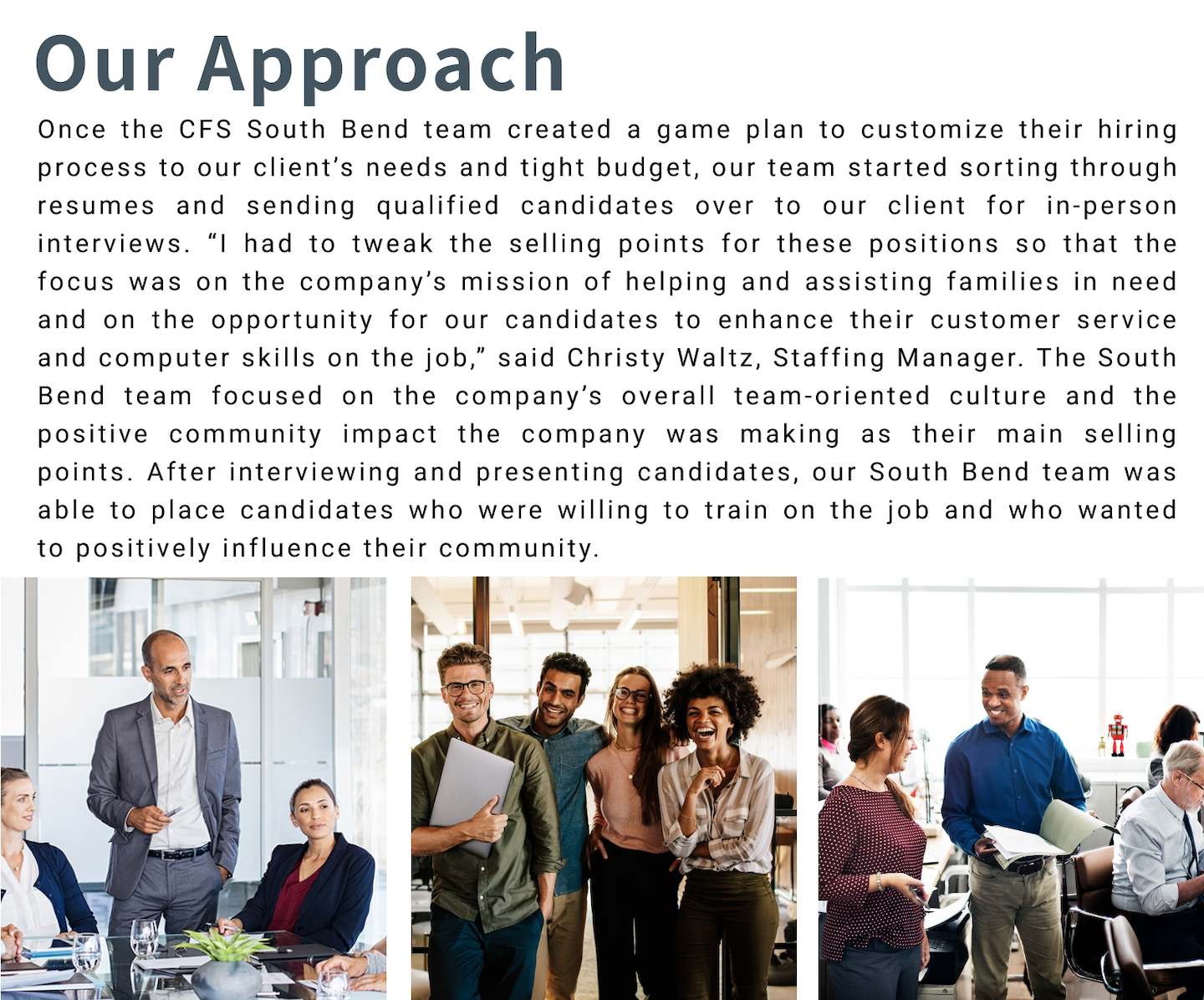 Success Story Spotlight: CFS South Bend - Creative Financial Staffing